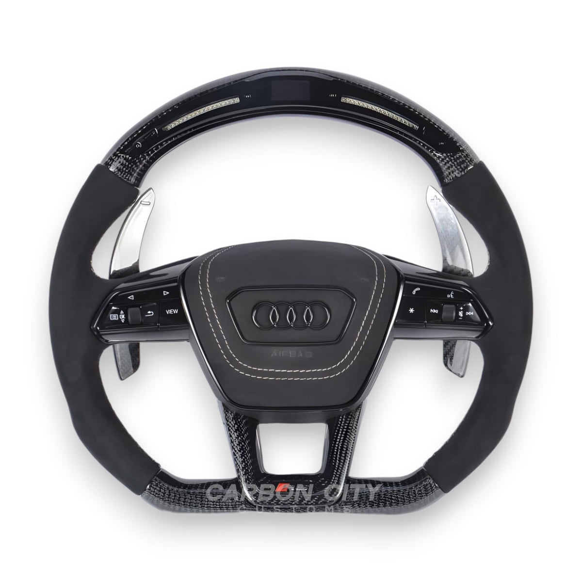 Audi RS6 Style Customizable Steering Wheel – OPEN THROTTLE