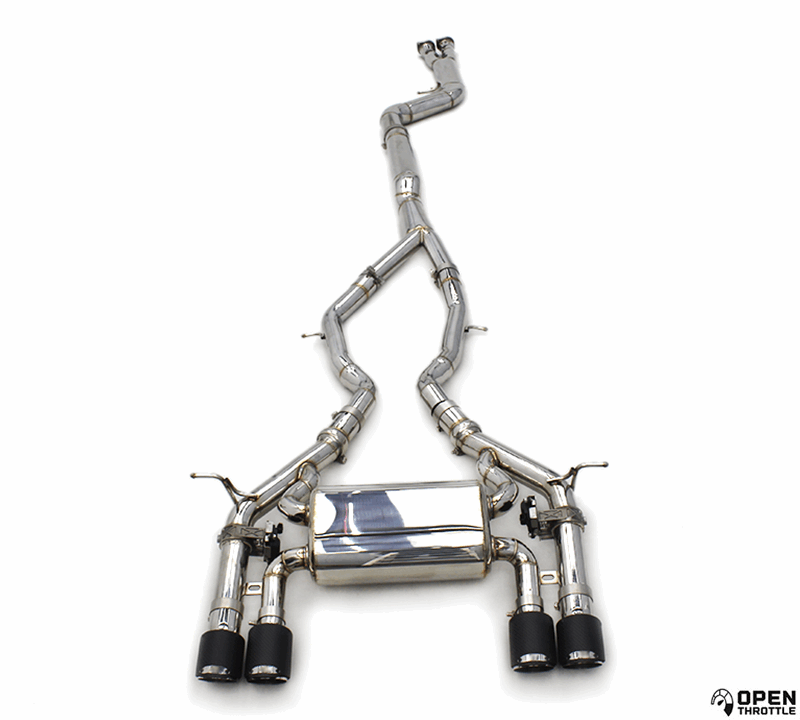 VALVETECH™ BMW F87 M2 COMPETITION BIG SINGLE CATBACK EXHAUST SYSTEM ...