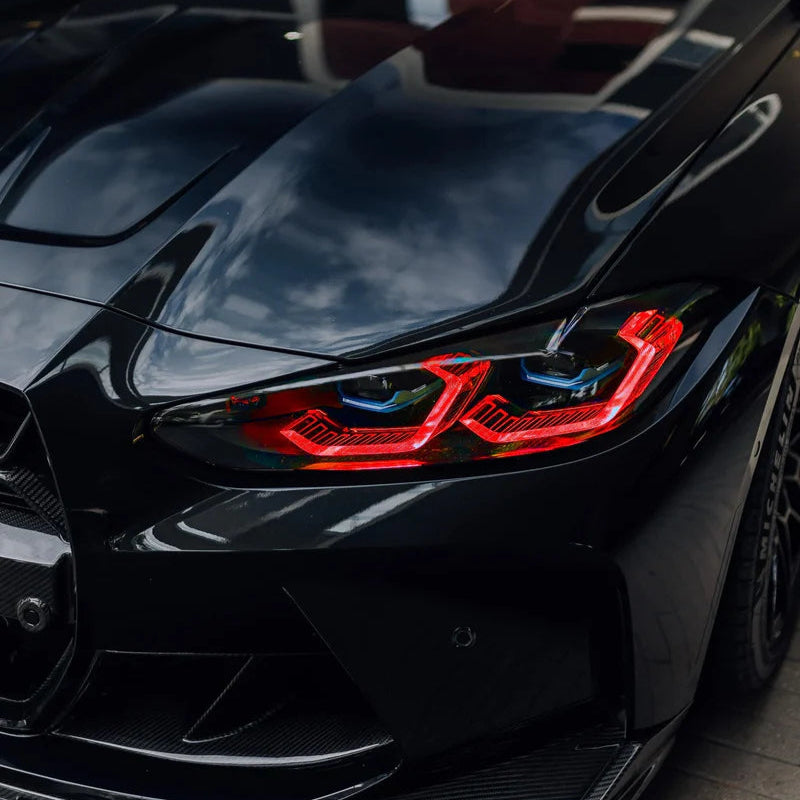 BMW G80 M3 G82 M4 RED DRL KIT – OPEN THROTTLE