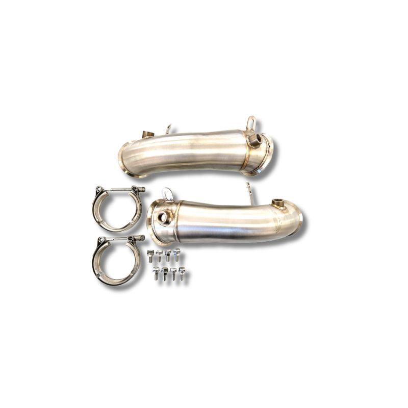 BMW F90 M5 F92 M8 PRIMARY CATLESS DOWNPIPES – OPEN THROTTLE
