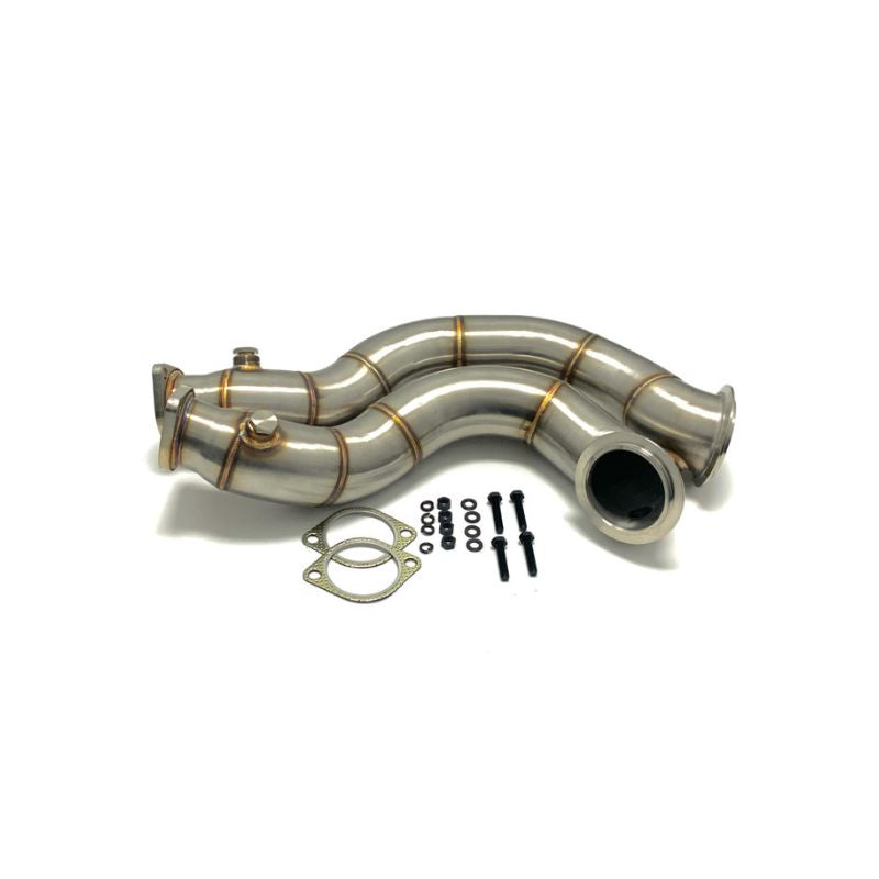 BMW E82 E88 E90 E92 N54 CATLESS DOWNPIPES – OPEN THROTTLE