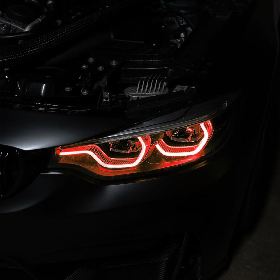 BMW F80 M3 F82 M4 RED DRL KIT – OPEN THROTTLE