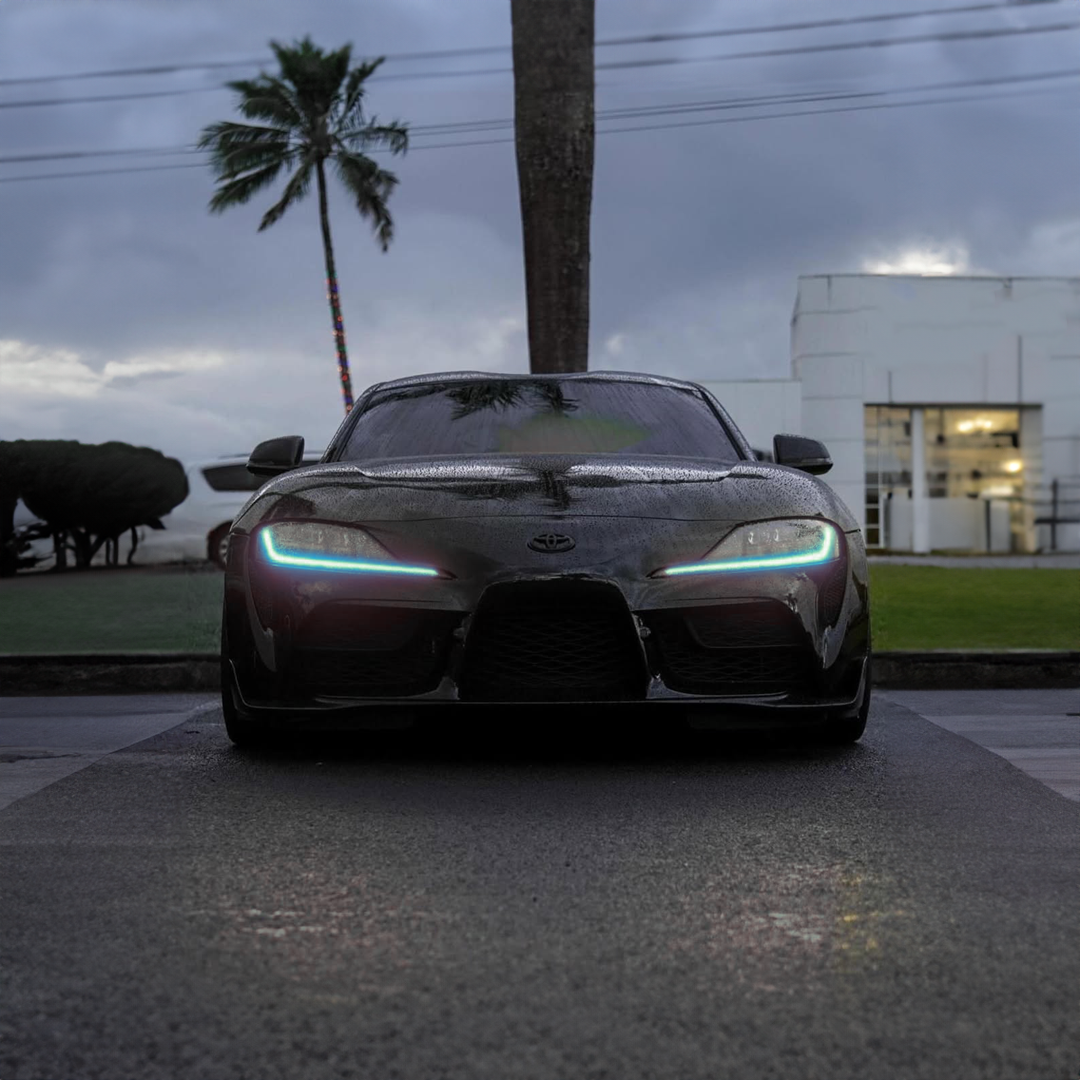 TOYOTA A90 SUPRA ICE BLUE DRL KIT – OPEN THROTTLE